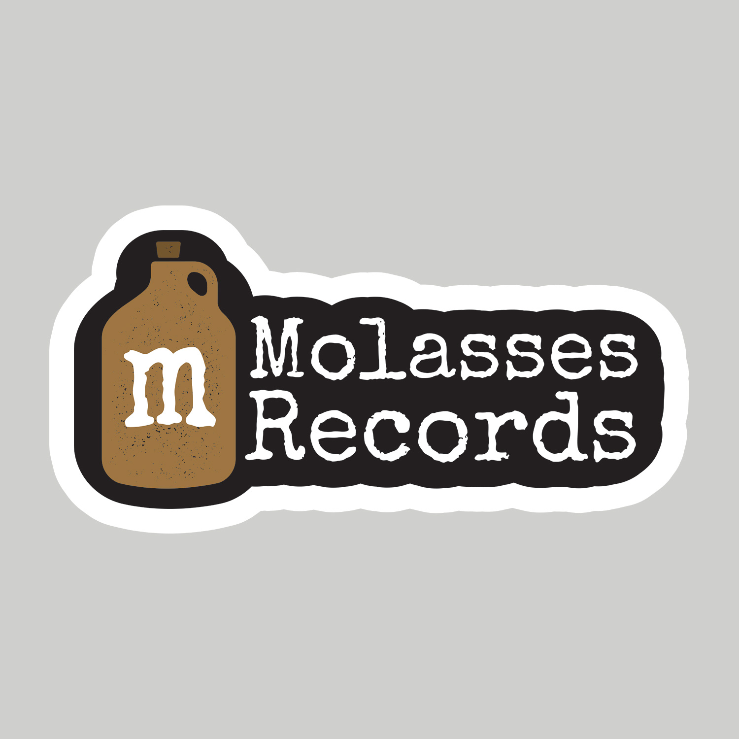 Molasses Sticker 5 X 2½ Molasses Records